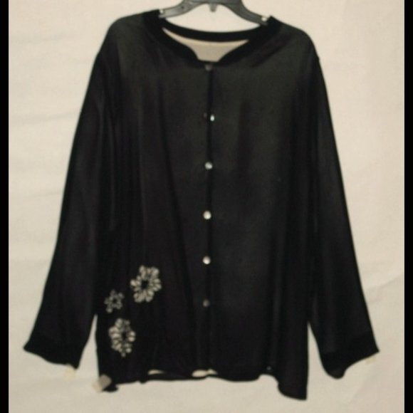 Tops | David Dart Collection Blouse Women Size Xl | Poshmark
